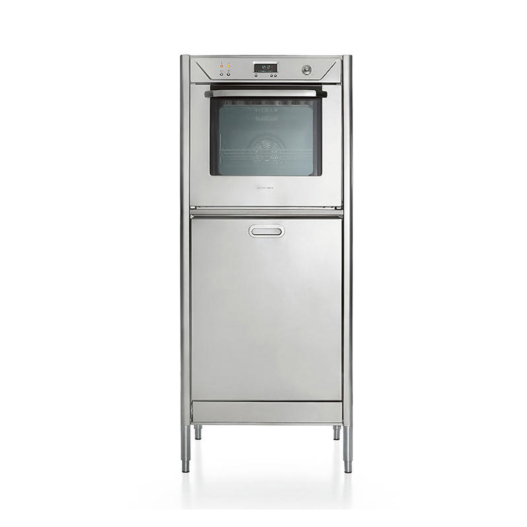 Alpes Inox Kitchen tall unit with oven and door for dishwasher 68/165
