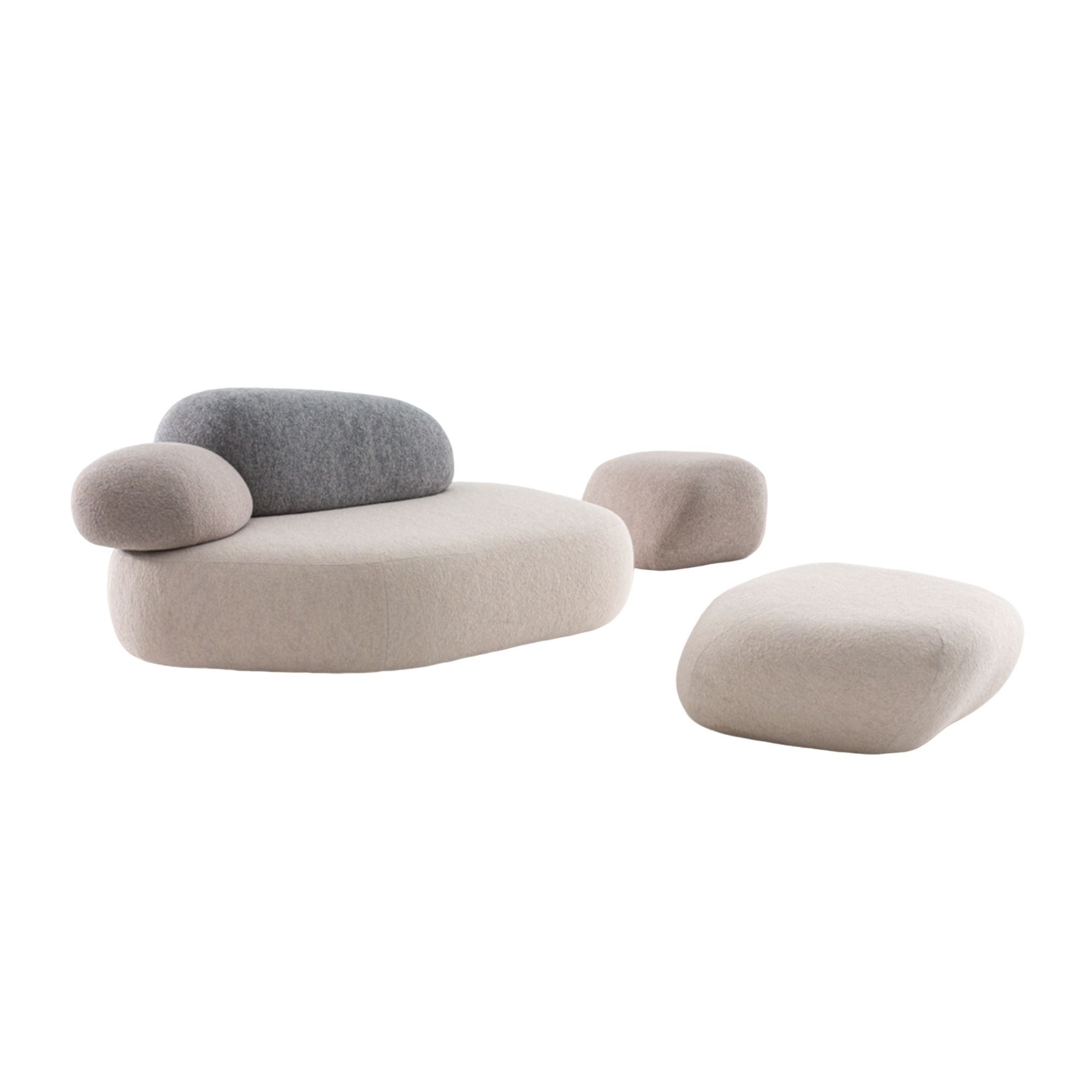 Moroso Pouf medio Pebble Rubble