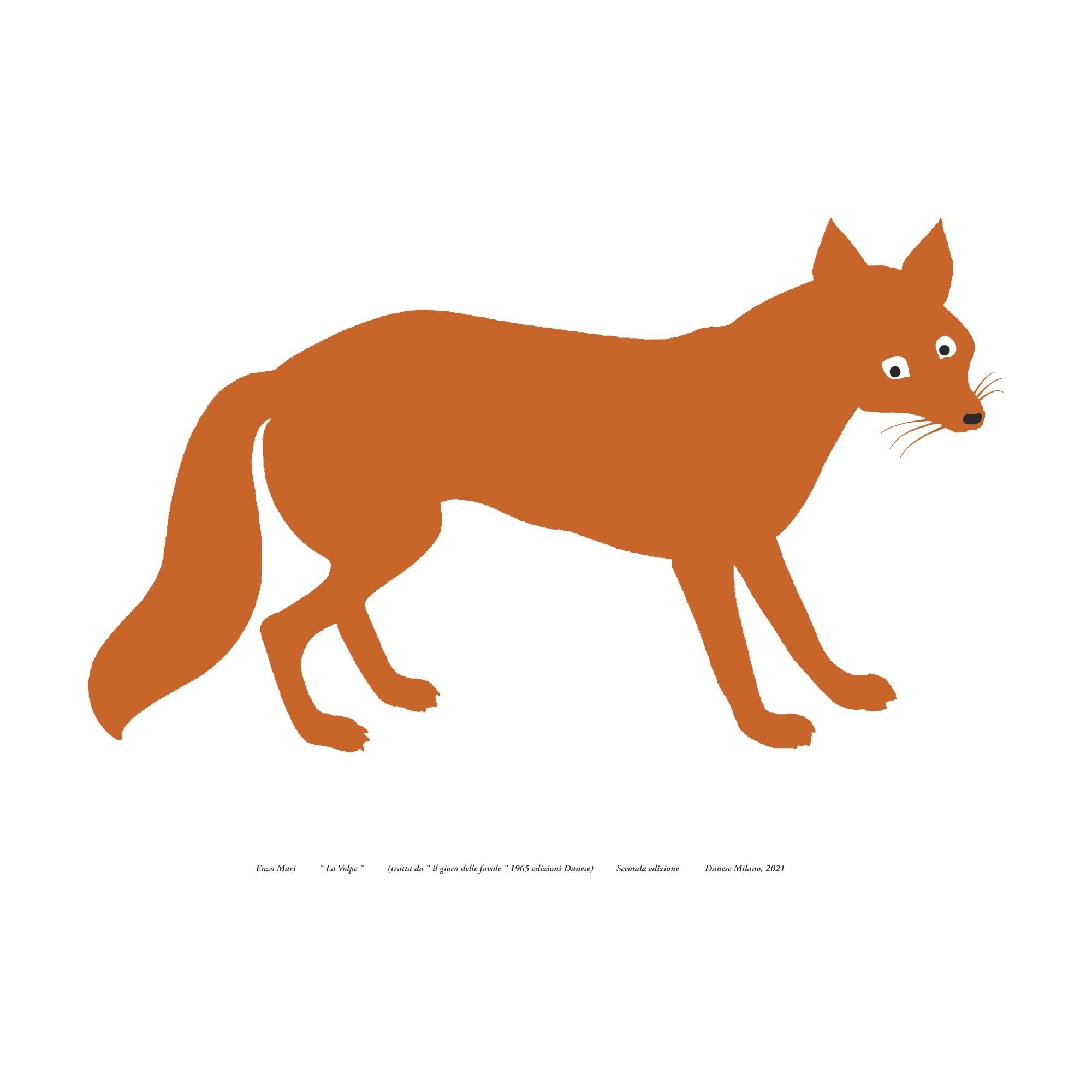 Danese Milano Serigrafia La Volpe