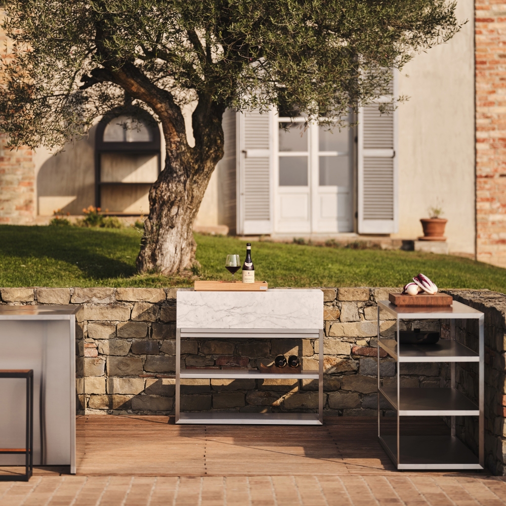 Röshults Marble 100 Module for Kitchen Island and Open Kitchen