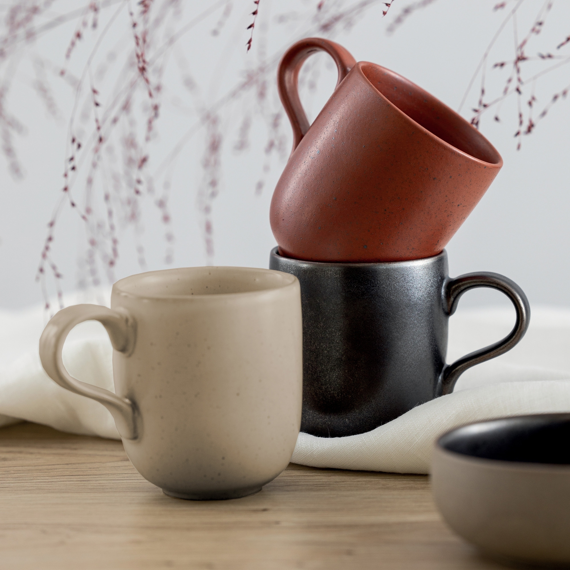 Rosenthal Joyn Stoneware Mugs with handle