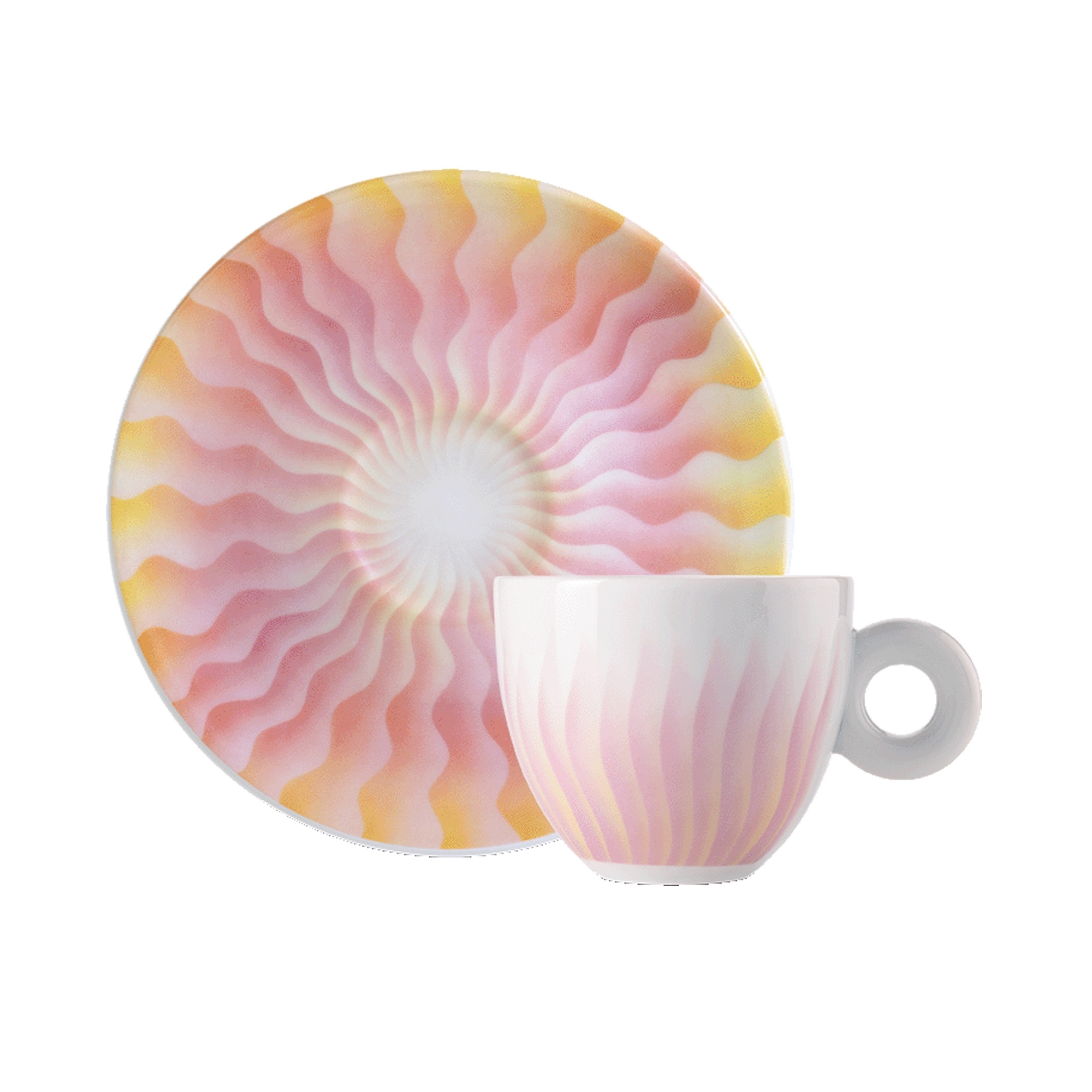 Illy 4 Illy Art Collection Judy Chicago cappuccino cups