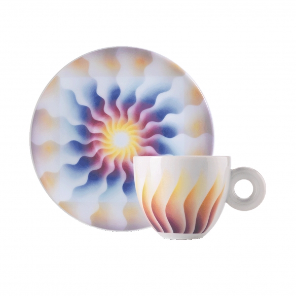 Illy 4 Illy Art Collection Judy Chicago cappuccino cups