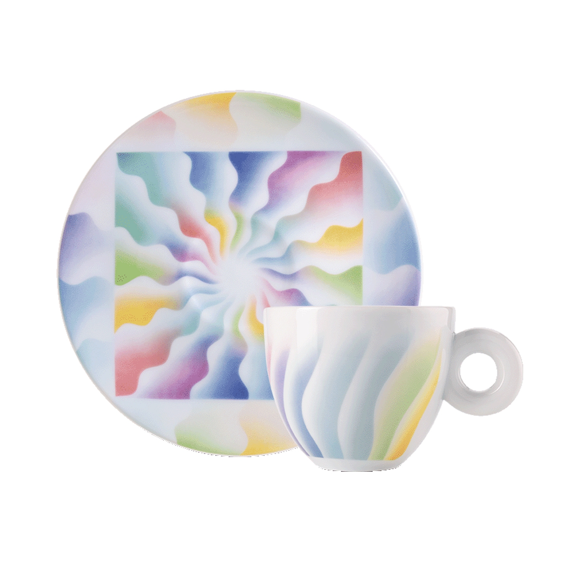 Illy 4 Illy Art Collection Judy Chicago cappuccino cups