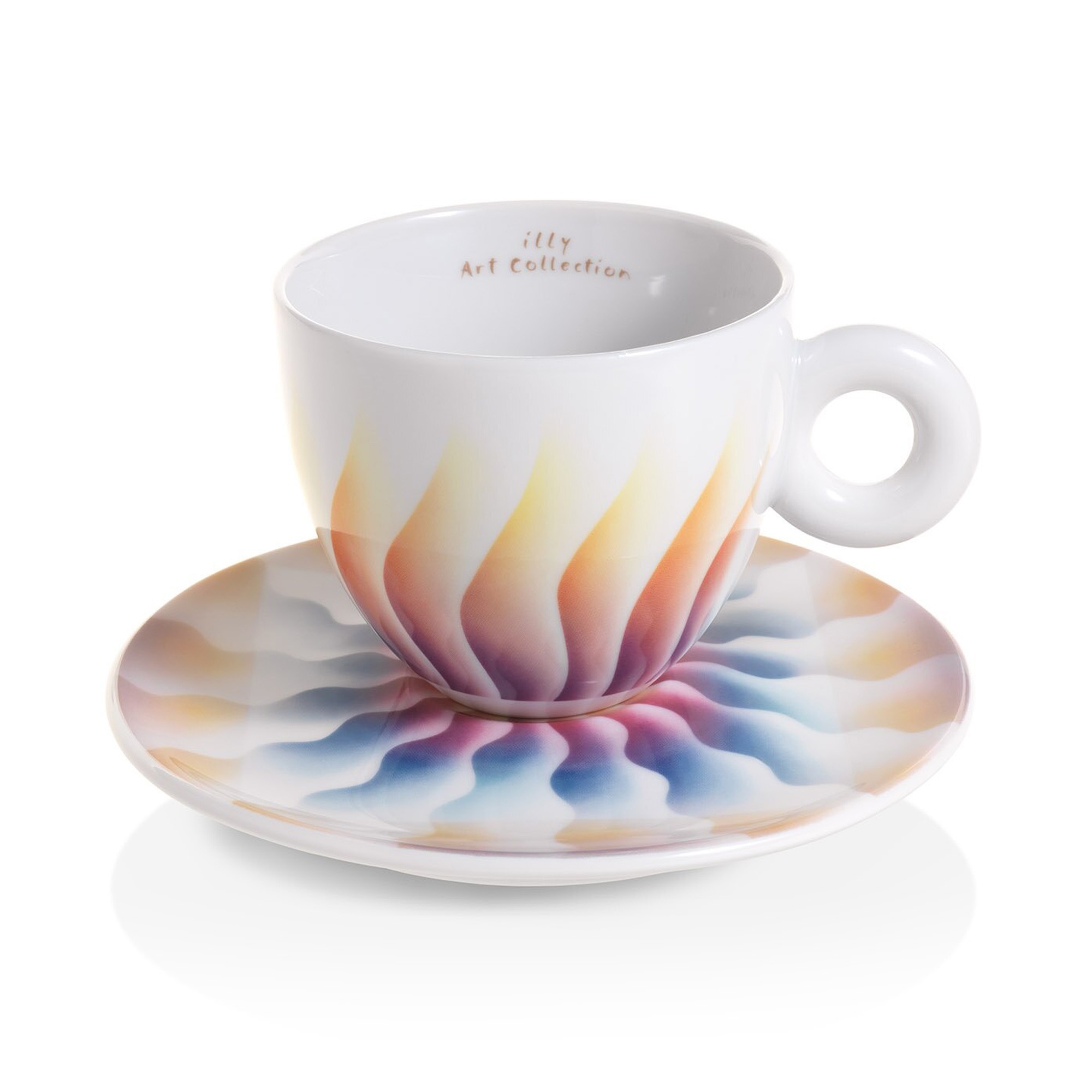 Illy 4 Illy Art Collection Judy Chicago cappuccino cups