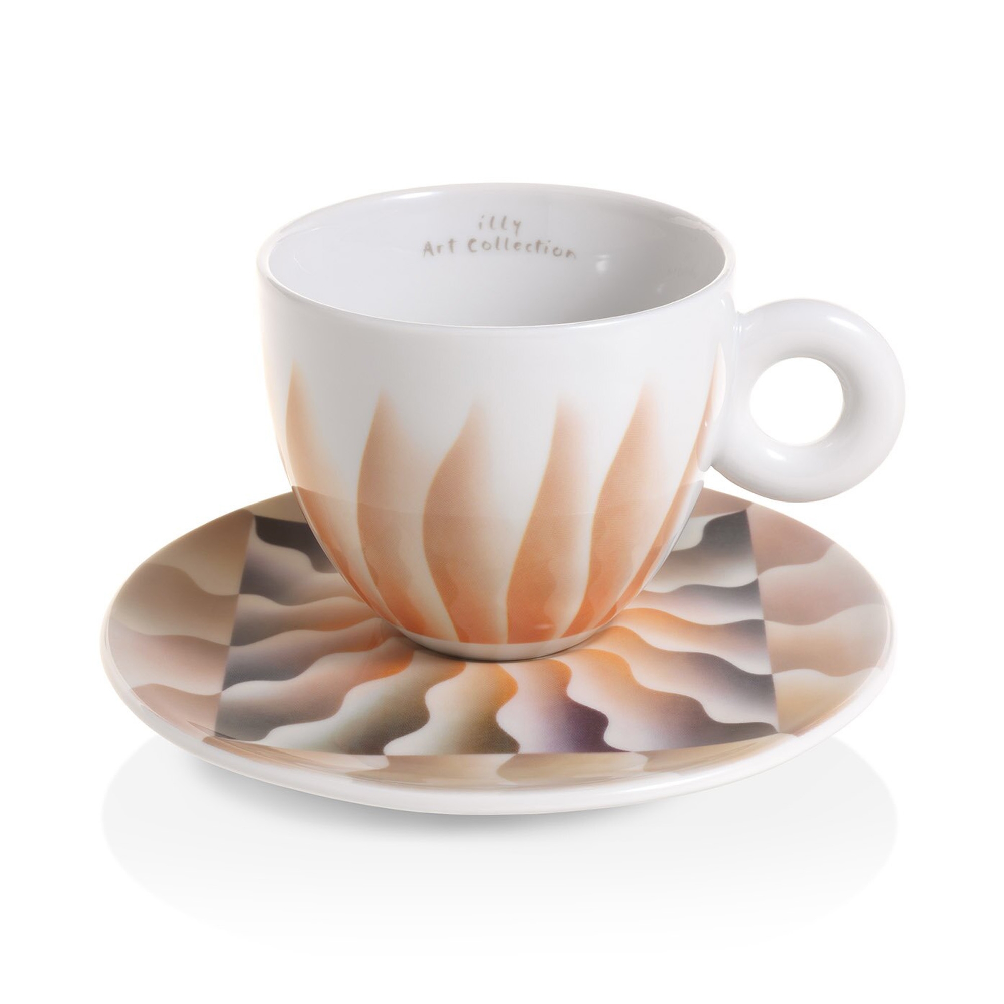 Illy 4 Illy Art Collection Judy Chicago cappuccino cups