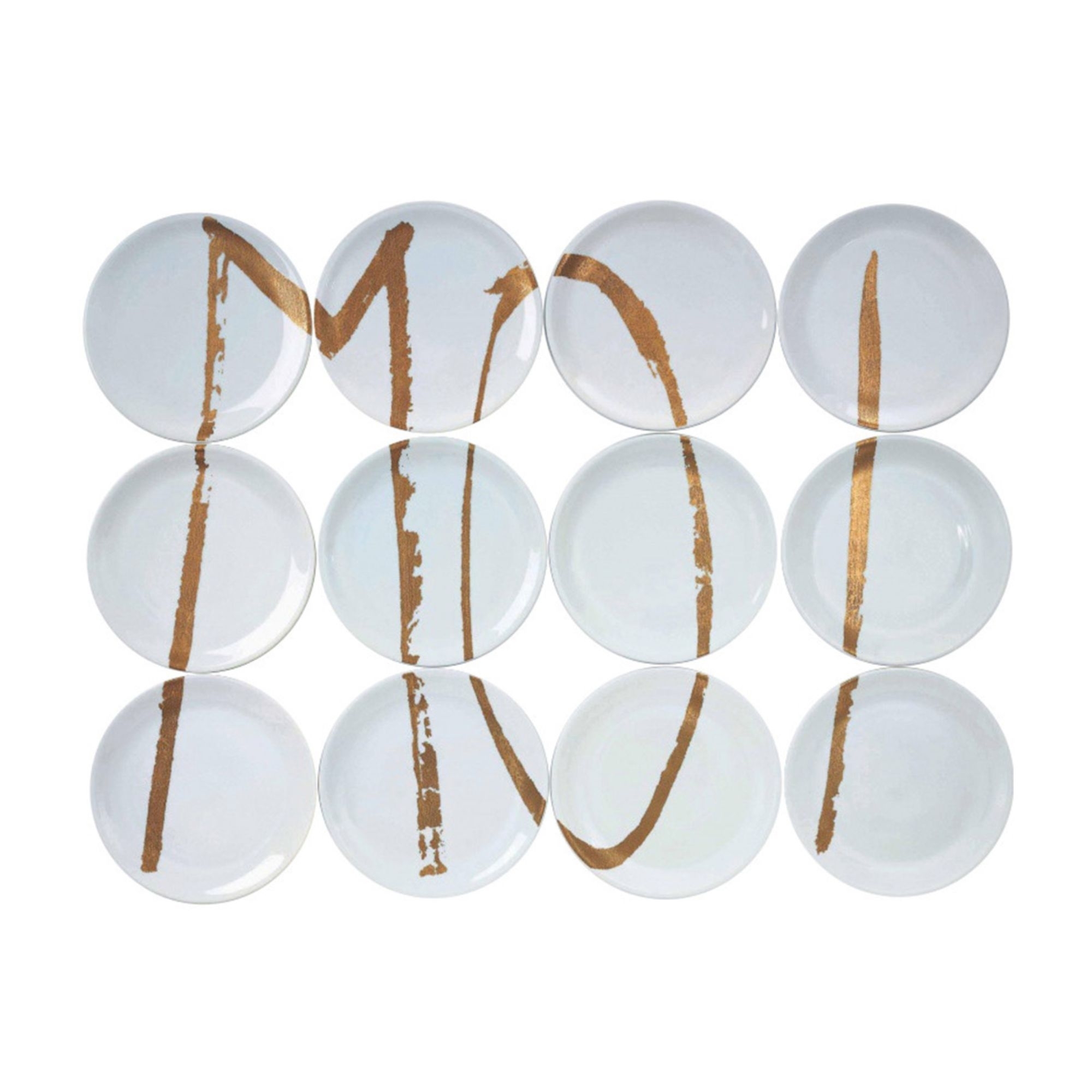 Driade Set of 12 The White Snow Moi plates