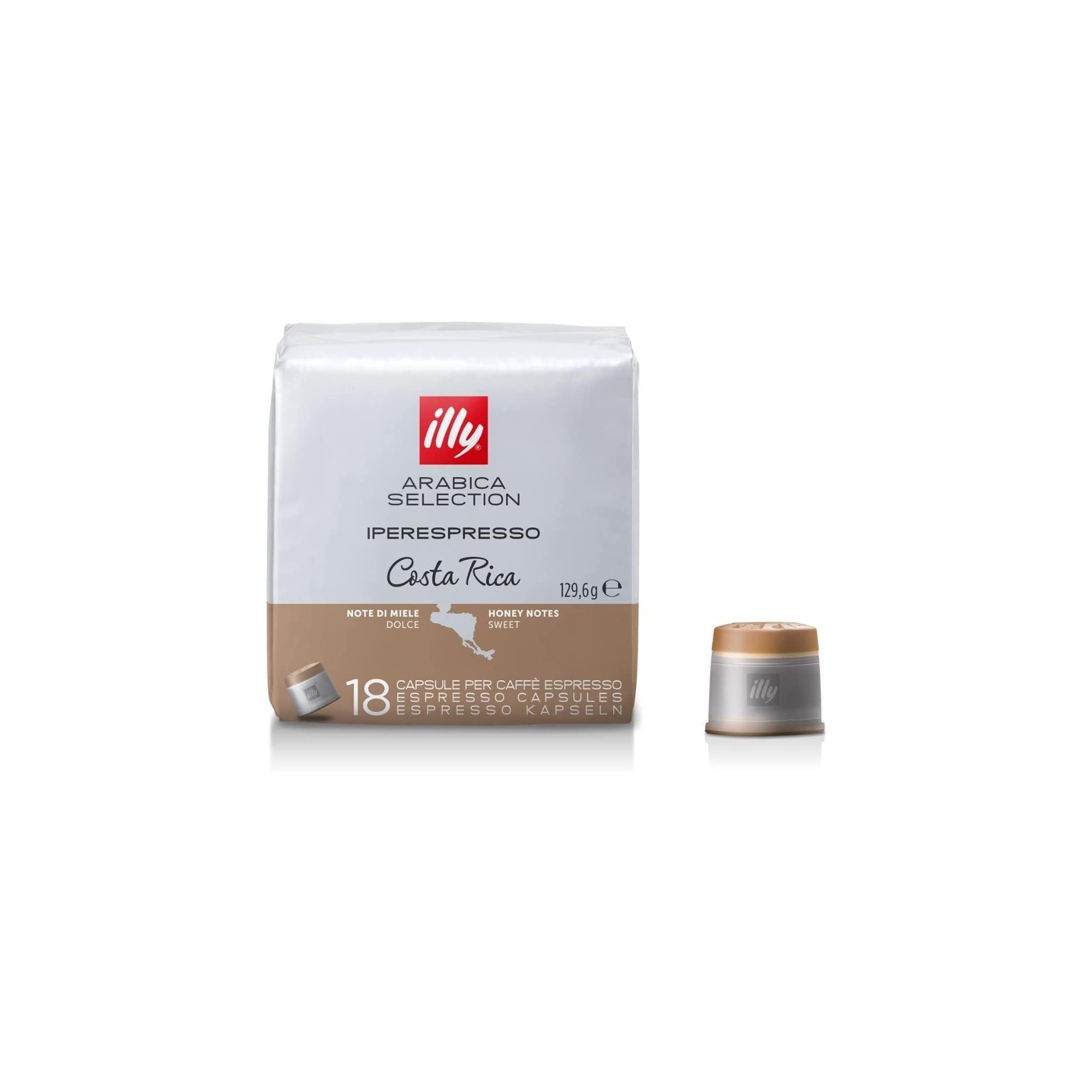 ILLY 18 CAPSULE CAFFÈ IPERESPRESSO ARABICA SELECTION COSTA RICA