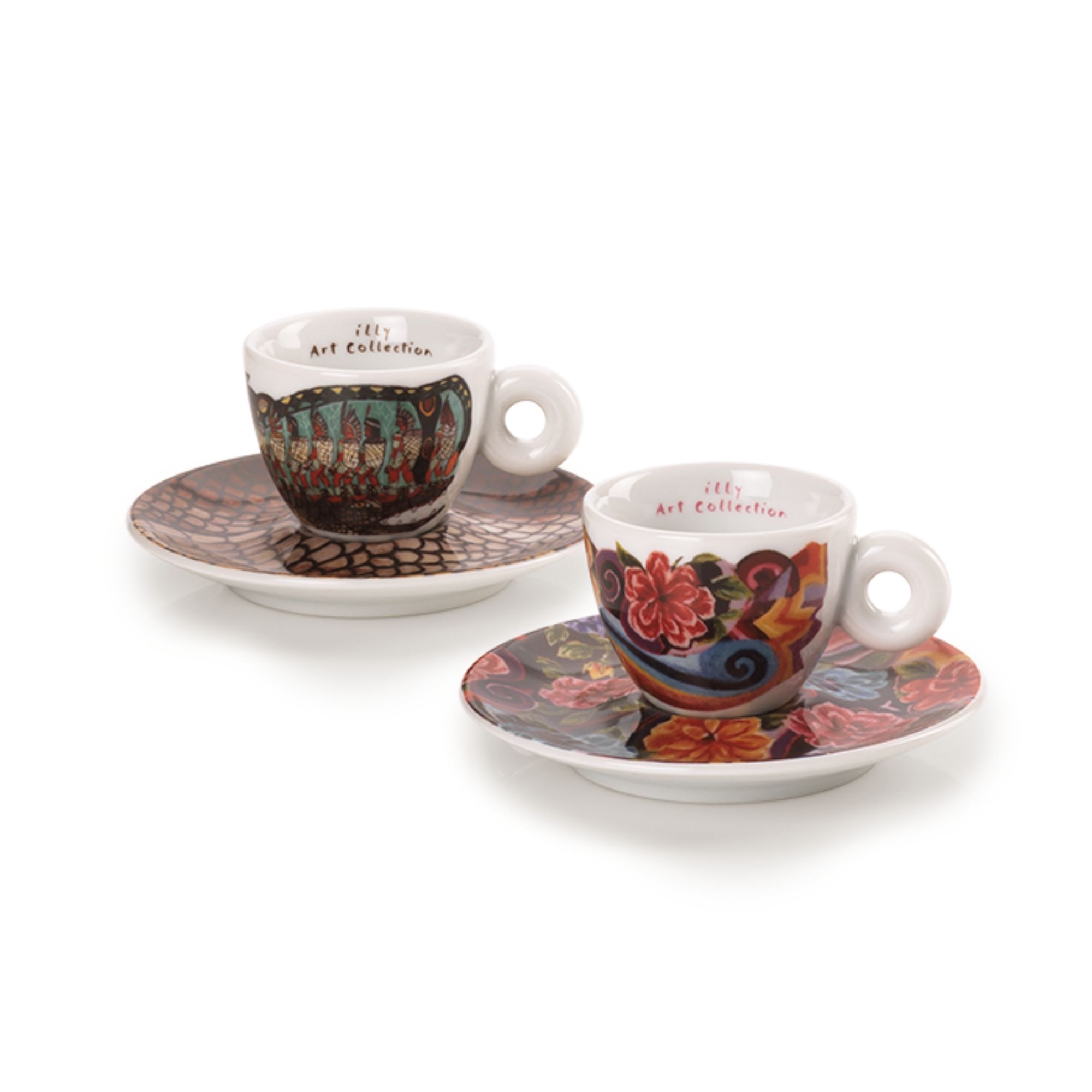 Illy 2 espresso cups Illy Art Collection Art Biennale 2024 - Mahku and ...